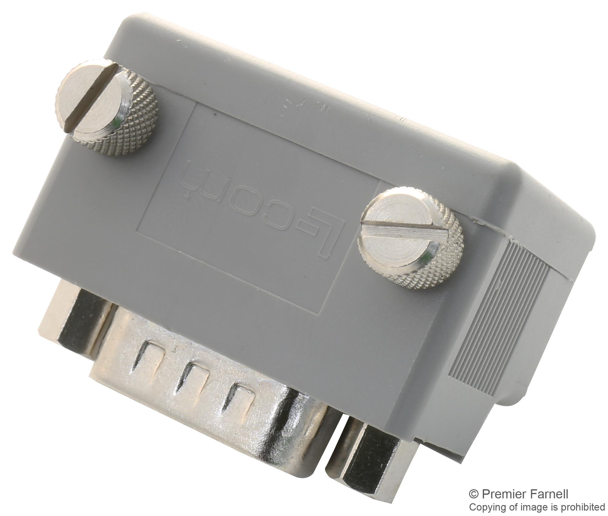 DG909MF2 - L-com - D Sub Connector Adapter, Right Angle, Low Profile