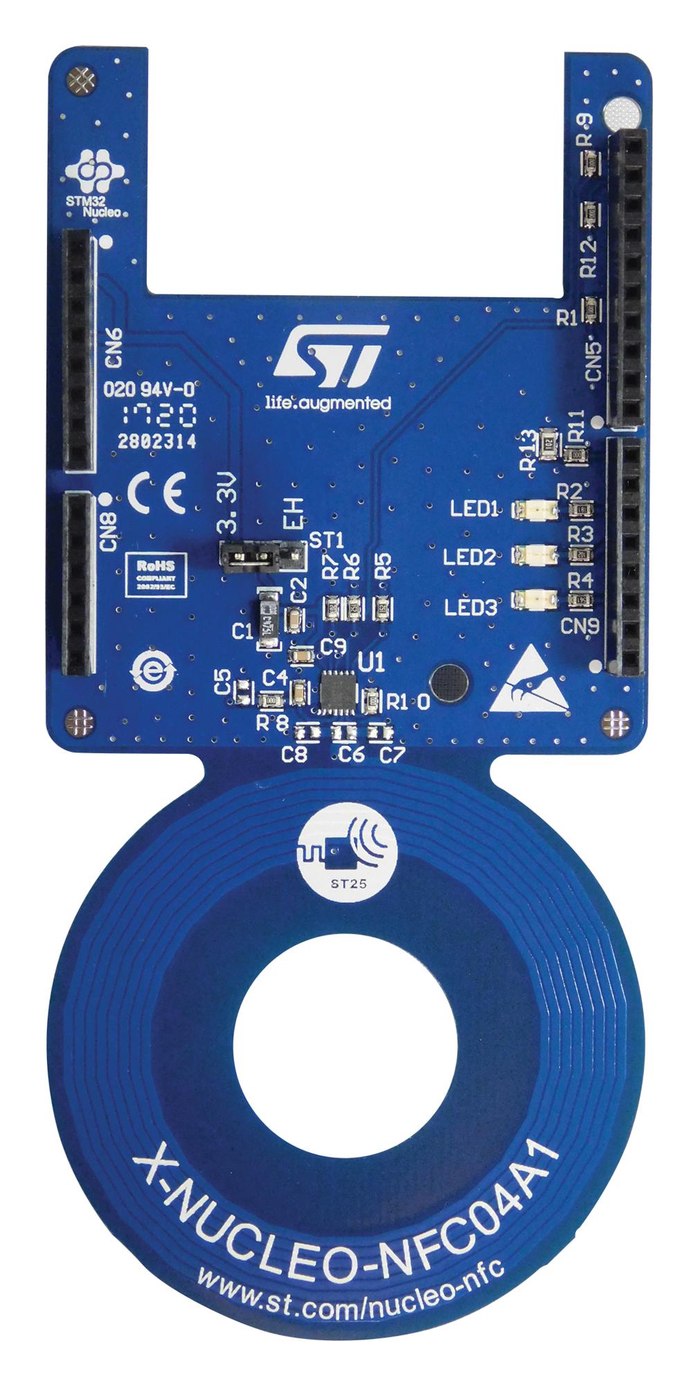 X-NUCLEO-NFC04A1 - Stmicroelectronics - Expansion Board, ST25DV04K, For ...