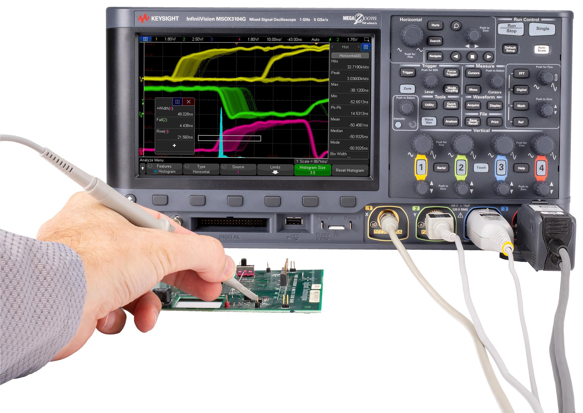 MSOX3014G - Keysight Technologies - MSO / MDO Oscilloscope ...