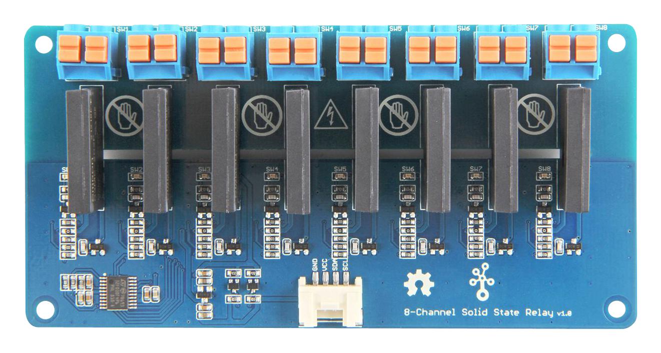 103020136 - Seeed Studio - Solid State Relay Board with Cable & Acrylic ...