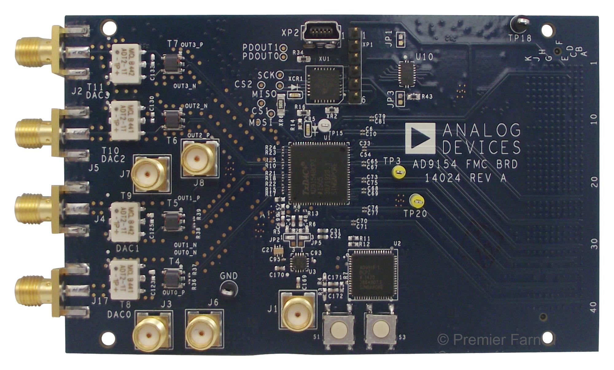AD9154-FMC-EBZ - Analog Devices - Evaluation Kit, AD9154, 16BIT