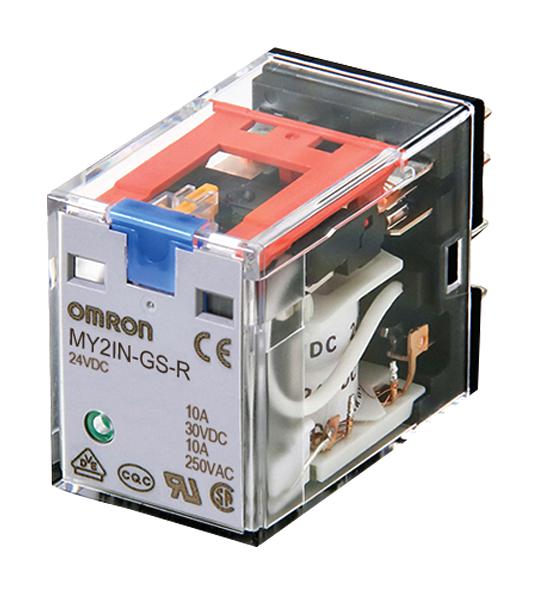 MY2IN-GS-R DC24 - Omron Industrial Automation - Power Relay, Miniature, DPDT