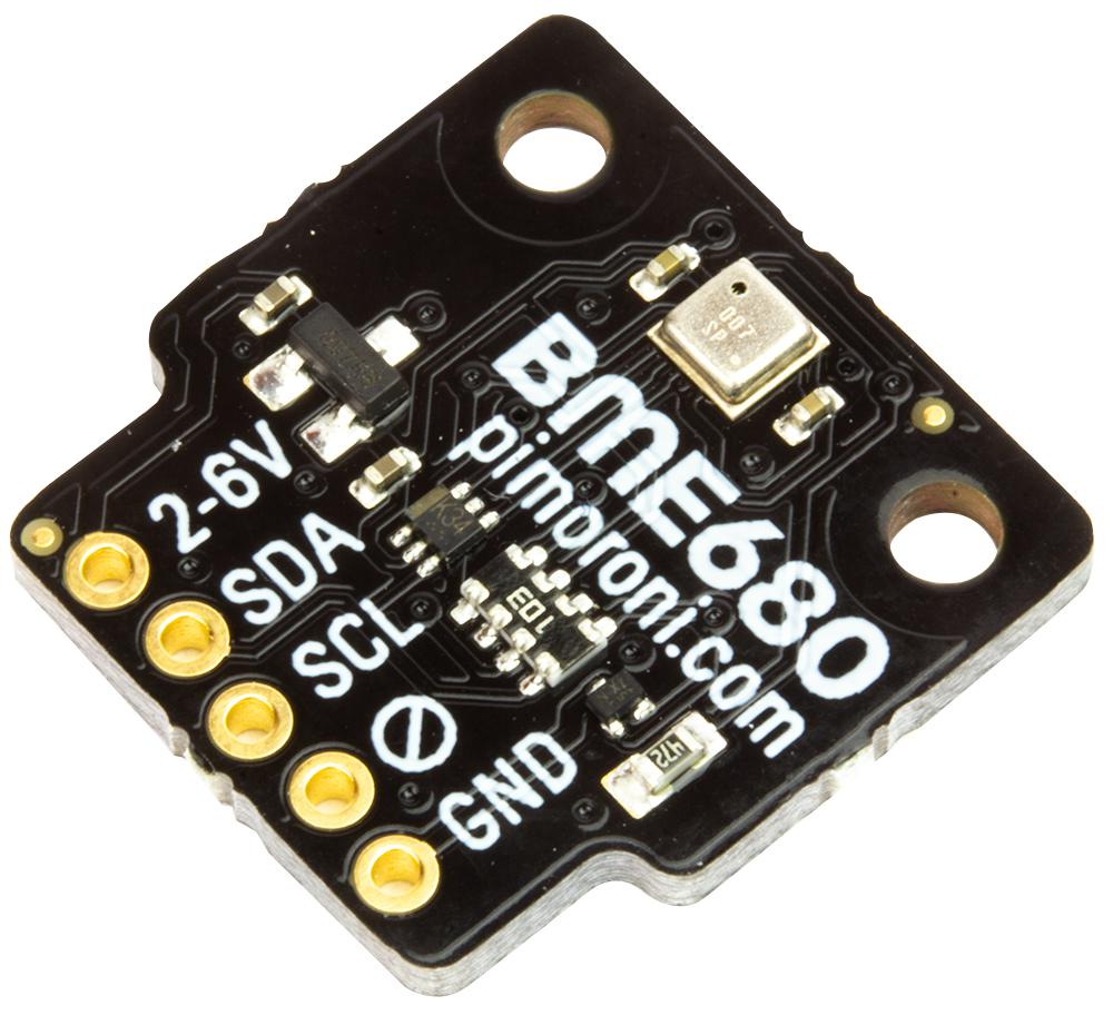 PIM357 - Pimoroni - Breakout Board, BME680 Environment Sensor, Arduino and Raspberry Pi Boards