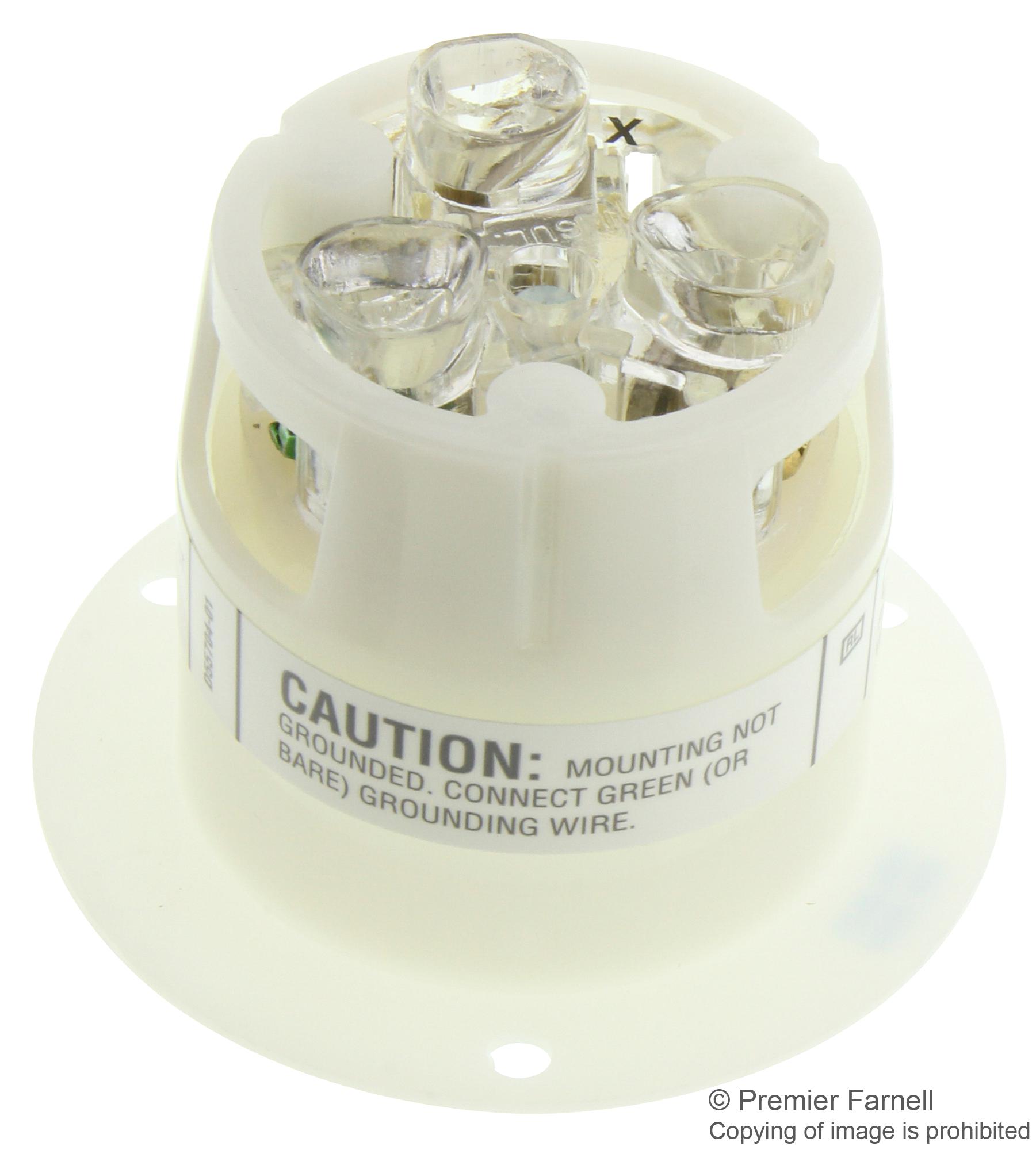 HBL2625 - Hubbell Wiring Devices - POWER ENTRY, FLANGED INLET, 2P3W