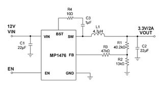 MP1476LGTF-P - Monolithic Power Systems (mps) - DC-DC Switching Synchronous Buck Regulator, 3.9V ...